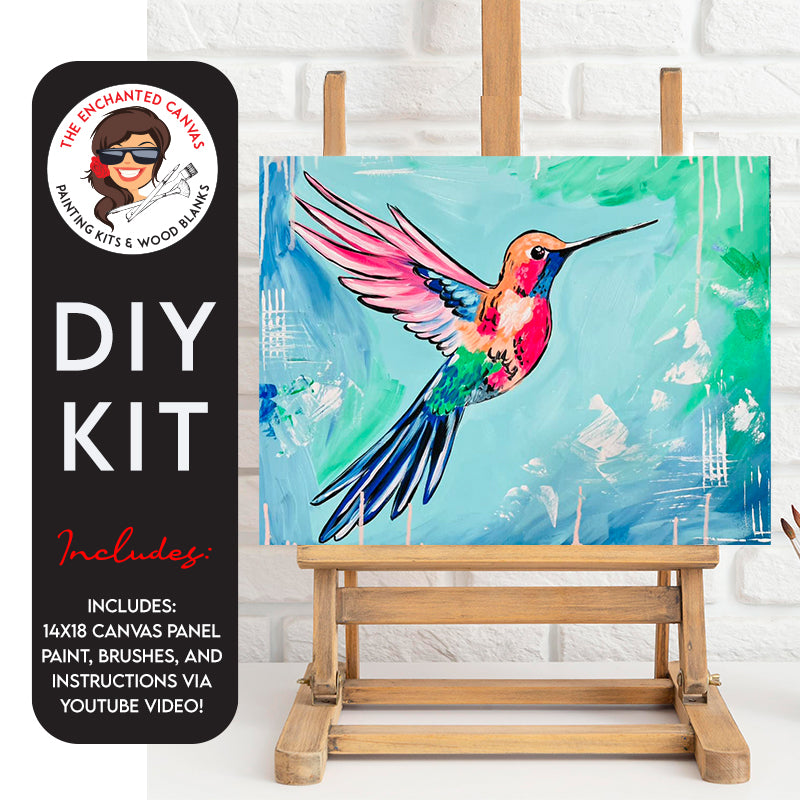 Magical Hummingbird DIY Painting Kit – The Enchanted Canvas